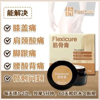 Flexicure 筋骨膏 Muscle Cream 20g | Lazada