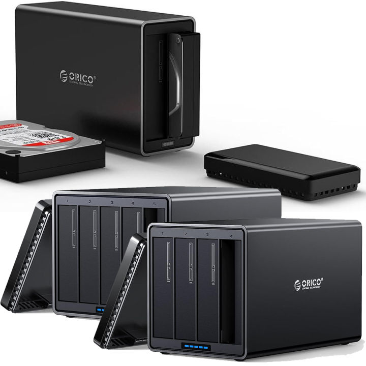 ORICO NS Series Multi-Bay RAID 2.5-3.5" SSD/HDD Enclosure SATA 3.0 to ...