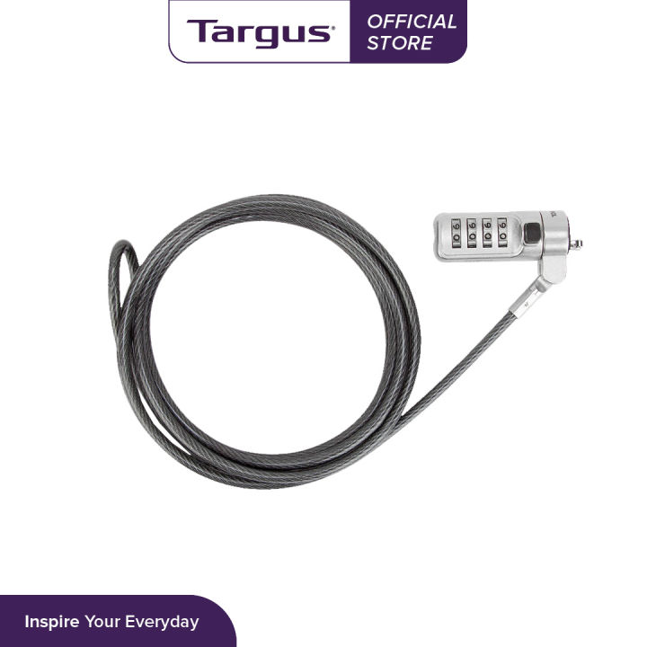 Targus ASP66APX DEFCON® Trapezoid Resettable Combo Cable Lock | Lazada PH