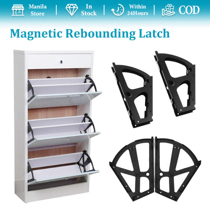 1 Pair Furniture Hinges Shoes Drawer Cabinet Hinges 1/2 Layers Shoe ...