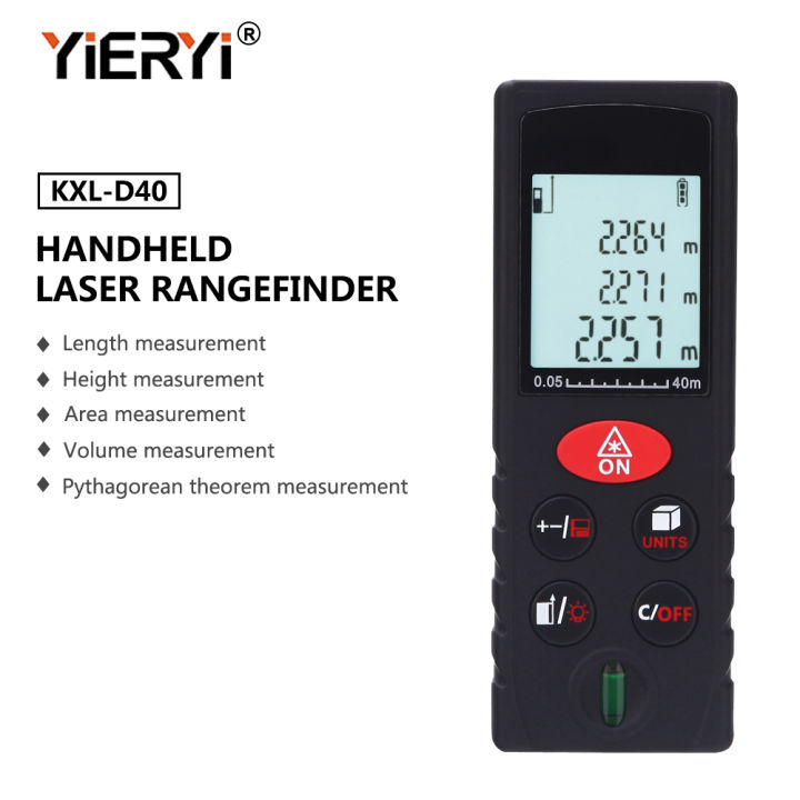 yieryi Handheld Laser Measuring Devices Digital distance meter Laser ...
