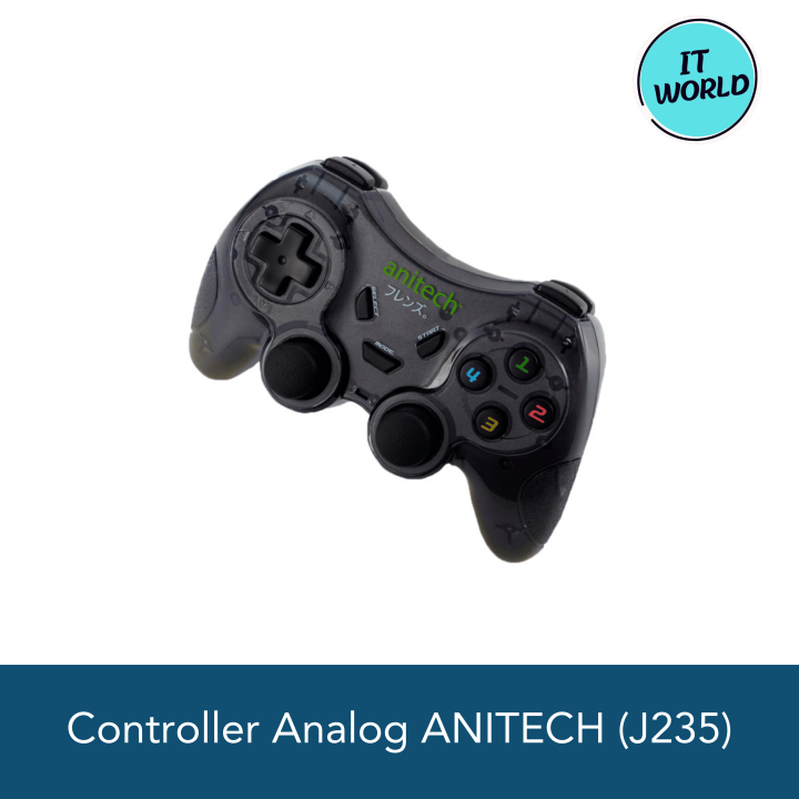 (พร้อมส่ง) จอยเกมส์ Controller Analog ANITECH (J235) (ไอทีเวิร์ล ...