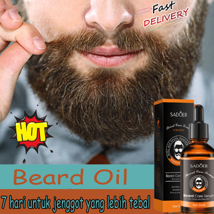 Original Beard Oil Serum Penumbuh Jenggot Obat Menumbuhkan Kumis ...