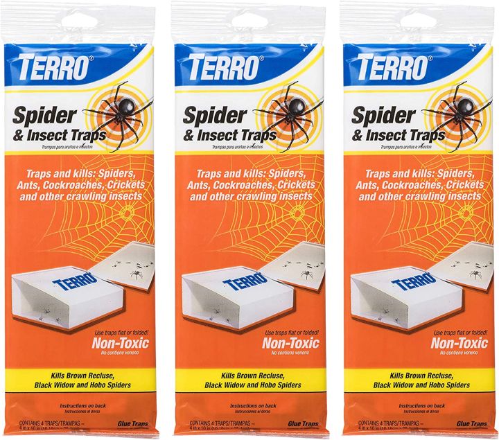 TERRO Non-Toxic Indoor Spider, Ant, Cockroach, Centipede, and Crawling ...
