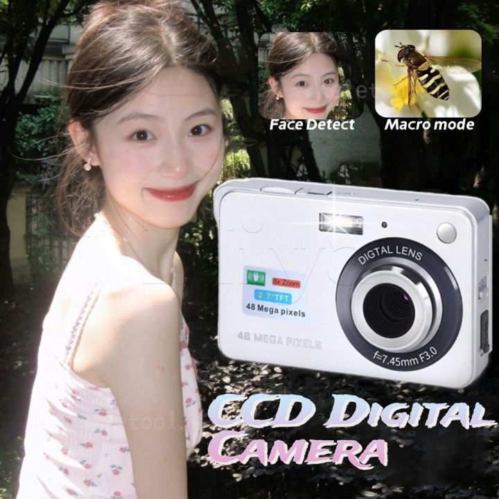Digital Camera Cheap 720P 48MP Vlogging Camera 8X Digital Zoom CMOS ...