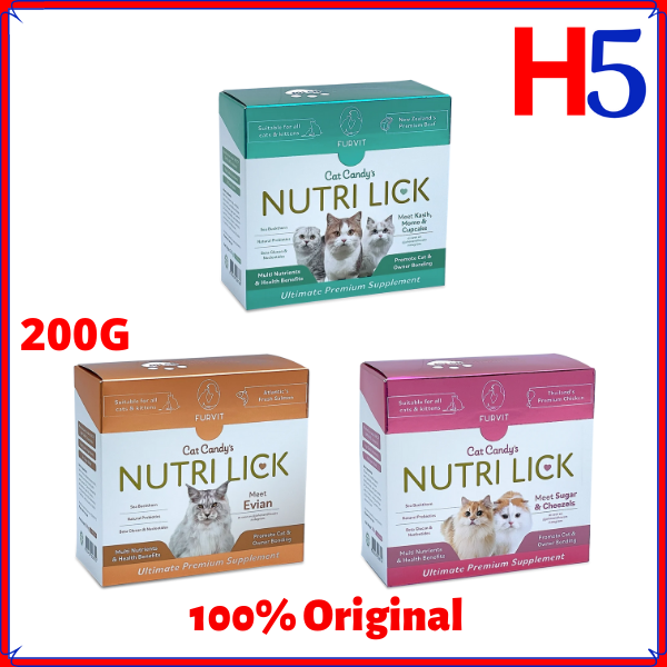 FURVIT Cat Candy's Nutri Lick 200G For Cat Vitamin / Cat Booster | Lazada