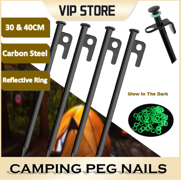 VIP 30&40CM Peg Stake Camping Peg Ground Nail Tent Peg Flysheet Peg ...