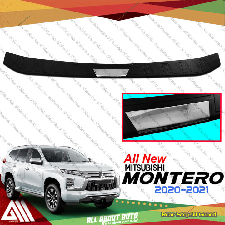 Mitsubishi Montero Sport 2020-2021 Rear Bumper Guard / Rear Stepsill ...