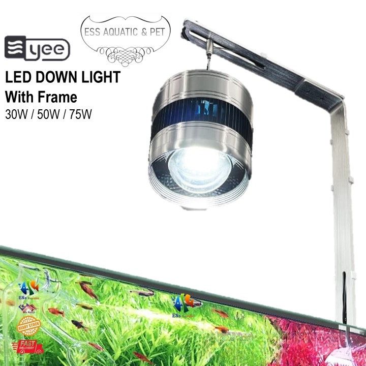 YEE Aquarium Light LED Down Light with Bracket 30w 50w 75w Full ...