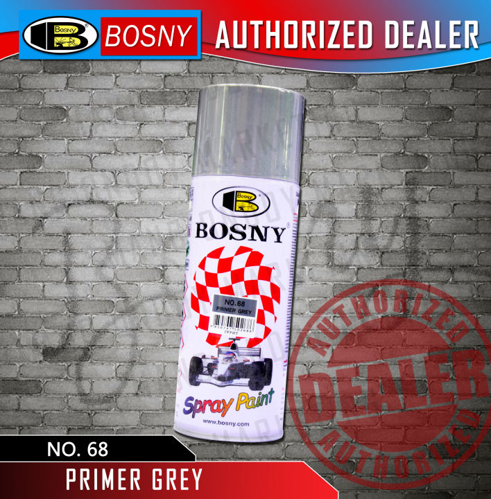 Bosny Spray Paint No.68 Primer Grey | Lazada PH