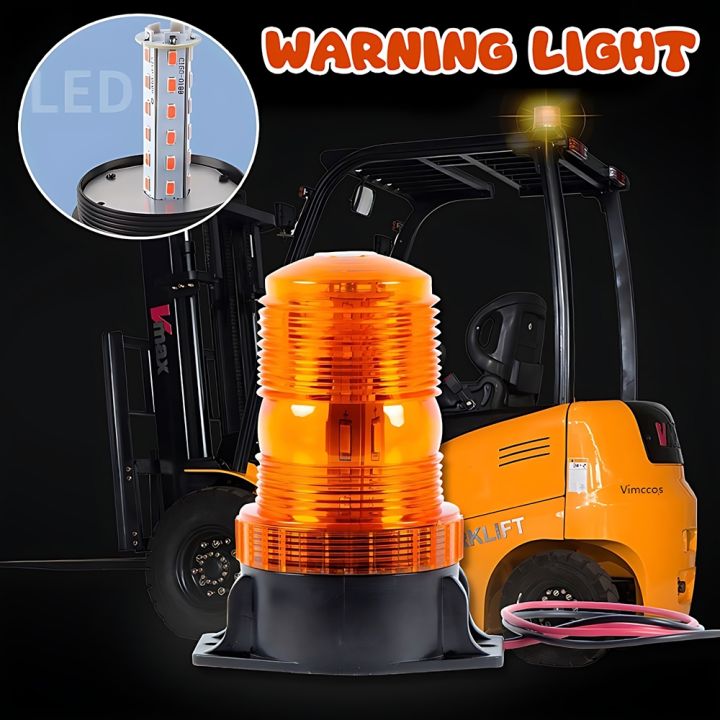 Led Warning Light 12V-24V Magnetic Car LED Strobe Warning Light ...