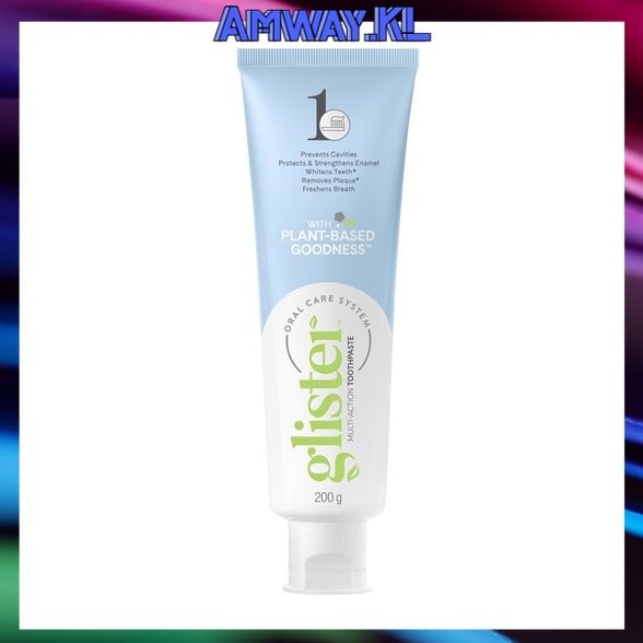 NEW PACKAGING! Amway GLISTER Multi Action Toothpaste (200g / 50g ...