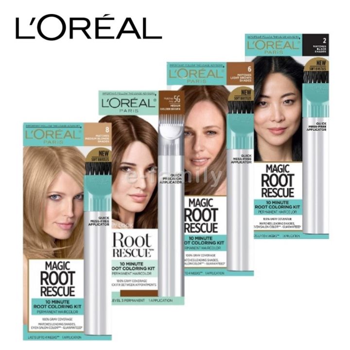 Loreal Paris Magic Root Rescue 10 Minute Root Hair Coloring Kit ...