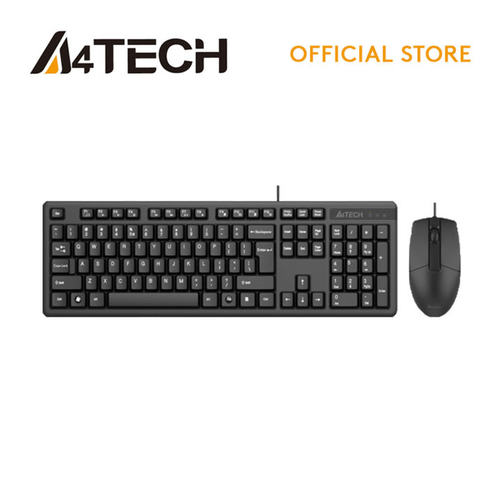 A4Tech KK-3330 Multimedia FN Laser Inscribed Keys Desktop Wired Keyboard and Mouse Combo | Lazada PH