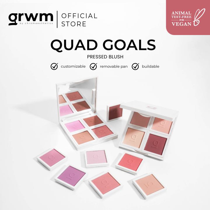 GRWM Cosmetics Quad Goals - Blush | Lazada PH