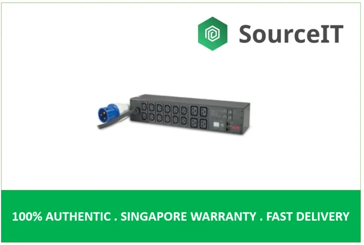 APC Rack PDU, Metered, 2U, 32A, 230V, (12) C13 & (4) C19 P/N: AP7822B ...