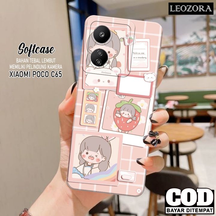 Ini Case Casing Hp Poco C65 Terbaru - Softcase Silikon Hp Poco C65 ...