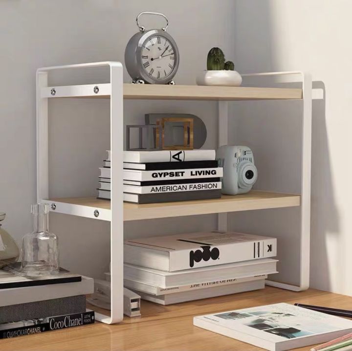 Desktop Storage Rack Nordic Minimalist Style Multi Layer Office Desk