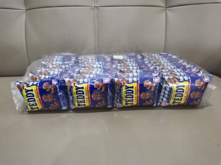 Teddy Chocolate Biskuit 14gx40pcs | Lazada