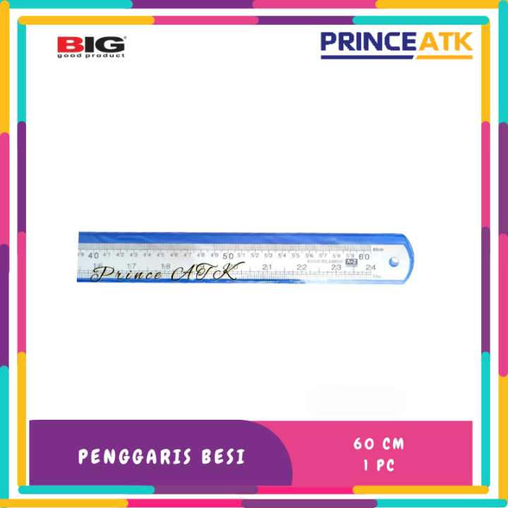 PENGGARIS BESI 60 CM / GARISAN / PENGUKUR PANJANG | Lazada Indonesia