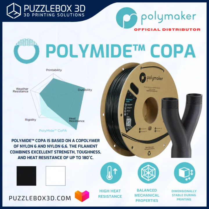 Polymaker Polymide CoPA 3D Printing Filament Copolymer Nylon 6/66 ...