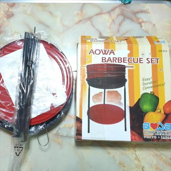 BBQ Set Charcoal Grill Barbeque Aowa AW 313 Pemanggang | Lazada Indonesia