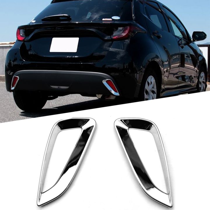 Foglight Bezel Decoration Frame Chrome Rear Fog Lamp Frame for Toyota ...