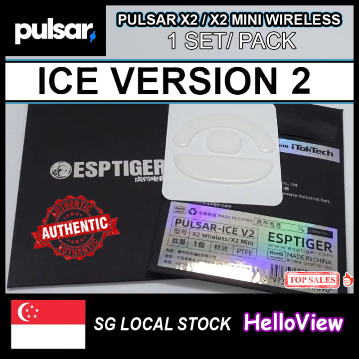 Esports Tiger Ice V2 (Version 2) skates for Pulsar X2, X2V2, X2 Mini ...