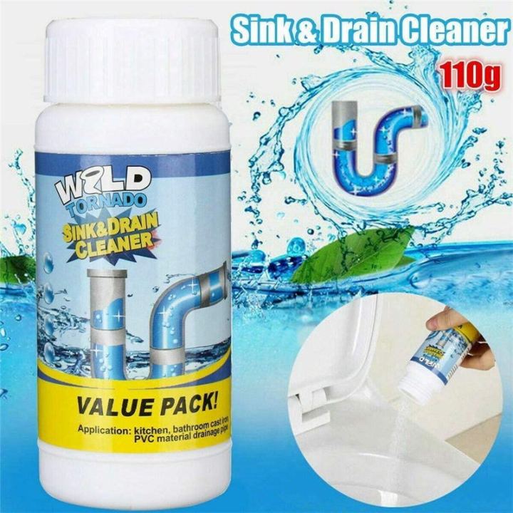 Wild Tornado Powerful Sink and Drain Cleaner for Kitchen Toilet Pipe ...