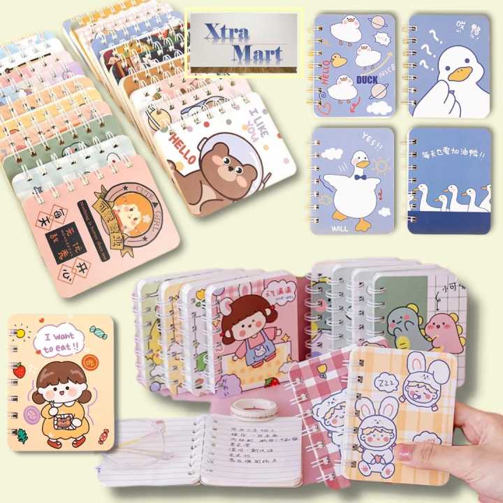 Xm Notebook Ring A7 Motif Isi 80 Lembar Buku Catatan Ring Motif Lucu