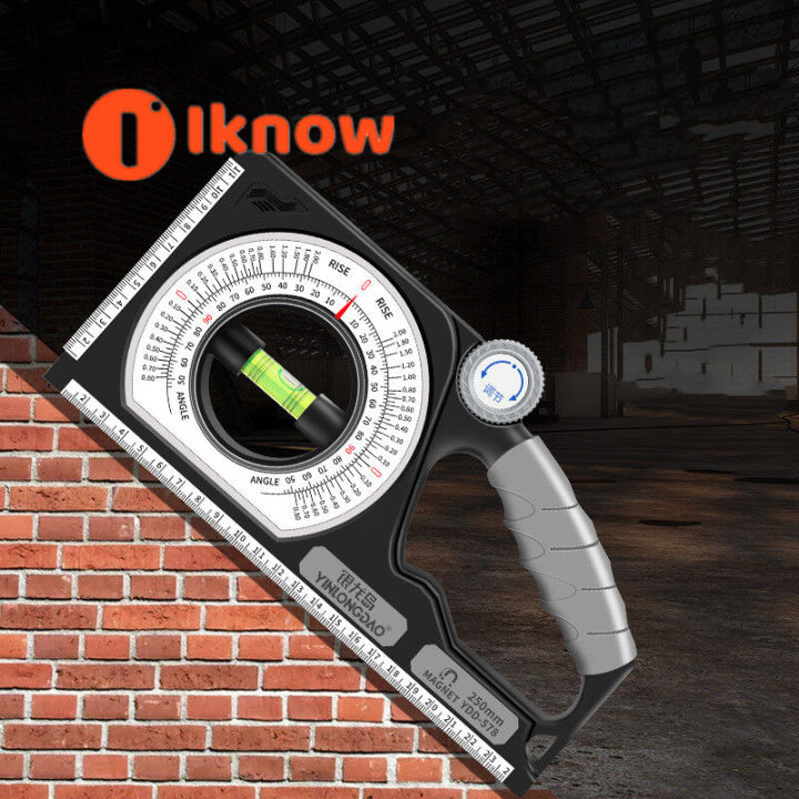 Slope ruler, horizontal angle ruler, civil construction measuring tool ...