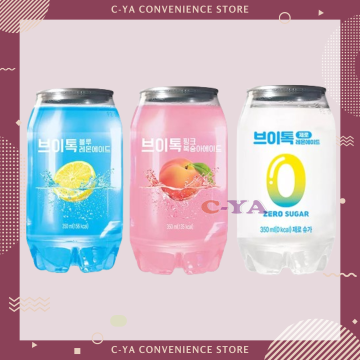 V-TALK Zero Sugar Lemonade, Blue Lemonade & Pink Peachade Drink 350ml ...