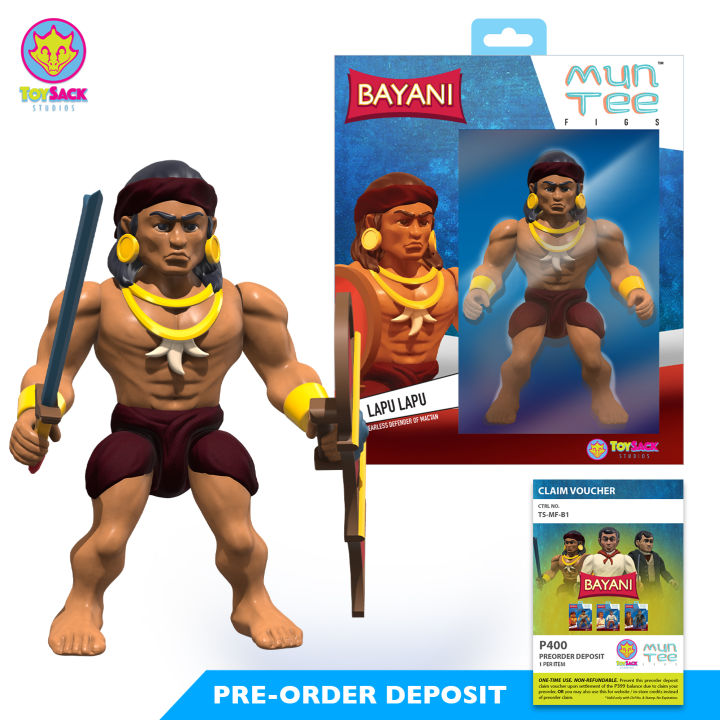 LAPU-LAPU - PRE-ORDER VOUCHER, BAYANI 3.5" SCALE FIGURE, MUNTEE FIGS BY ...