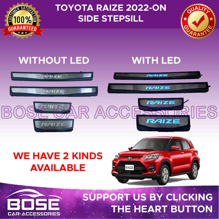 Side Step Sill for Toyota Raize 2022 2023 Onwards Model Side Step Sill ...