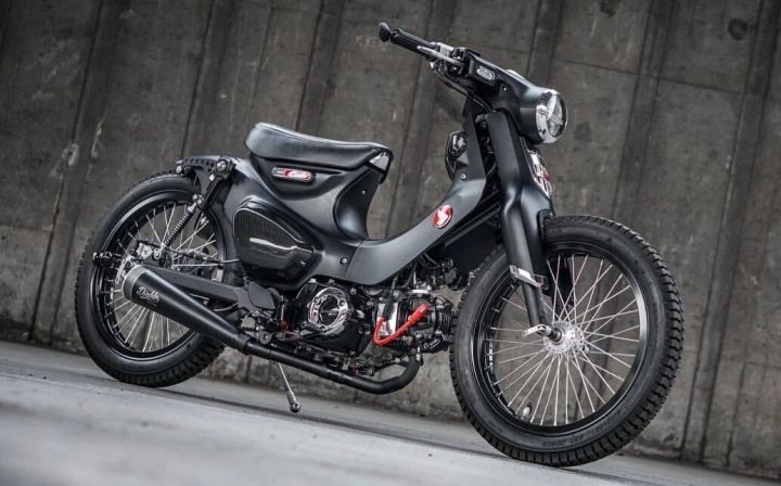 Imported Honda retro cub CUB110 modified curved beam fuel small power ...