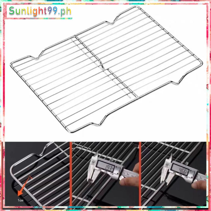 Thick stainless steel steam rack,drying rack,cooling rack,pot holder,BBQ grid,food storage ...