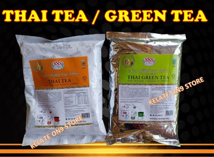 888 Instant Thai Tea 650g HALAL (3 in 1 Premix) - Thai Milk Tea / Thai ...