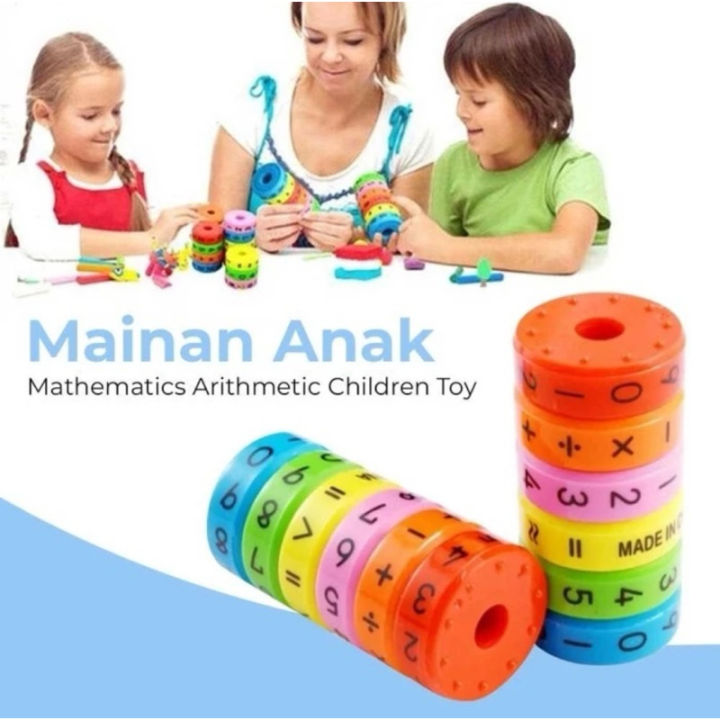 RUBIK ANGKA - MAGNET DUS AR 70 - KANTONG AR 71 / ALAT BELAJAR BERHITUNG ...
