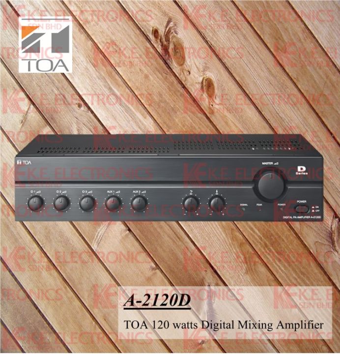 TOA A-2120D 120W Digital PA Amplifier | Lazada