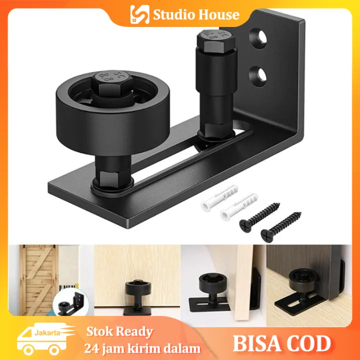 Adjustable Sliding Floor Guide Support Roller Retainer Untuk Roda Pintu ...