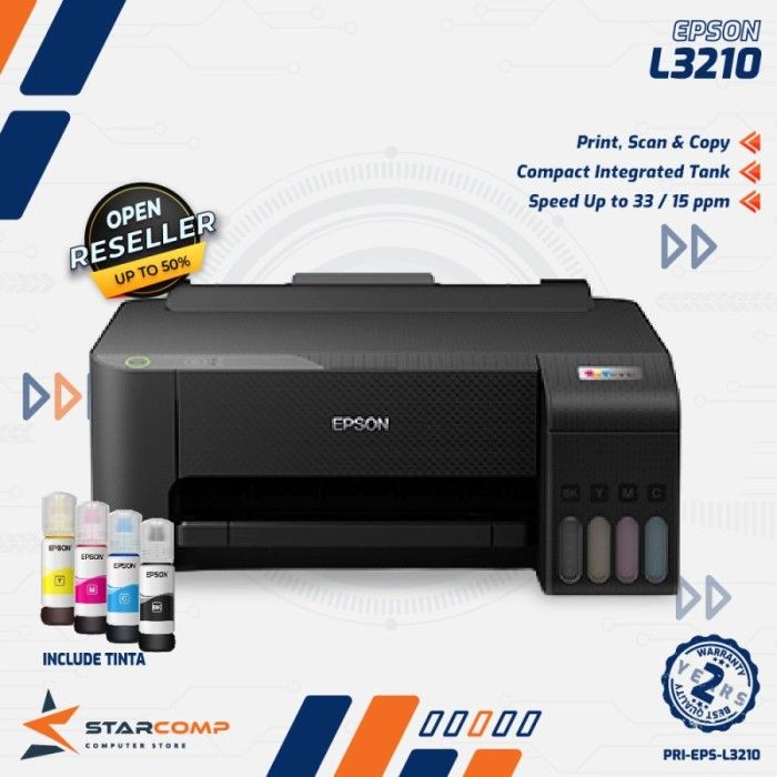 Printer Epson L3210 All in One Ink Tank Printer Print Scan Copy | Lazada Indonesia