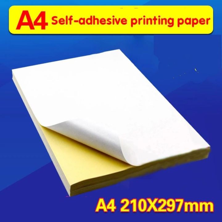 A4 Sticker Paper Adhesive Paper / Glossy Mirrorkote / Similli Matte ...