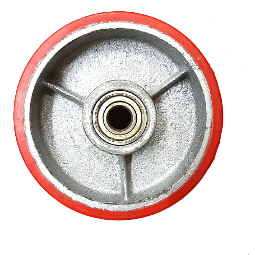 Roda Caster / Troli / Troly PU Merah 6 Heavy Duty Inch Wheel Only / WO ...
