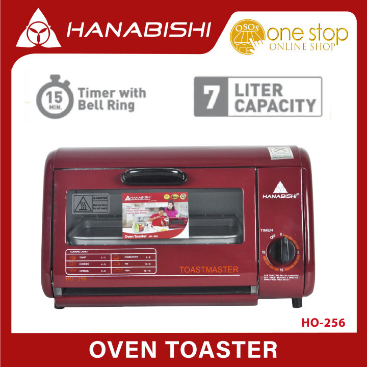 HANABISHI Original Stainless Steel Oven Toaster 7L Capacity Pizza Oven ...