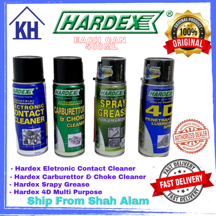 ORIGINAL HARDEX Spray Grease / Carburettor and Choke Cleaner ...