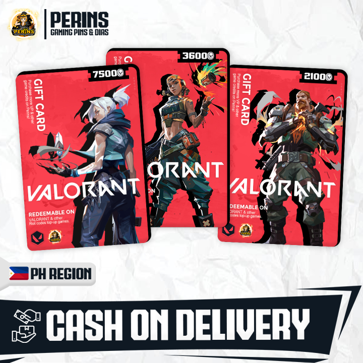 Valorant Points - Redeemable Physical Gift Cards (355, 600, 1260, 1915 ...