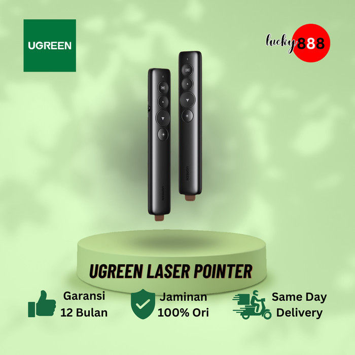 UGREEN Pointer Laser Wireless Presenter Dual Conection Presentasi 50654 | Lazada Indonesia