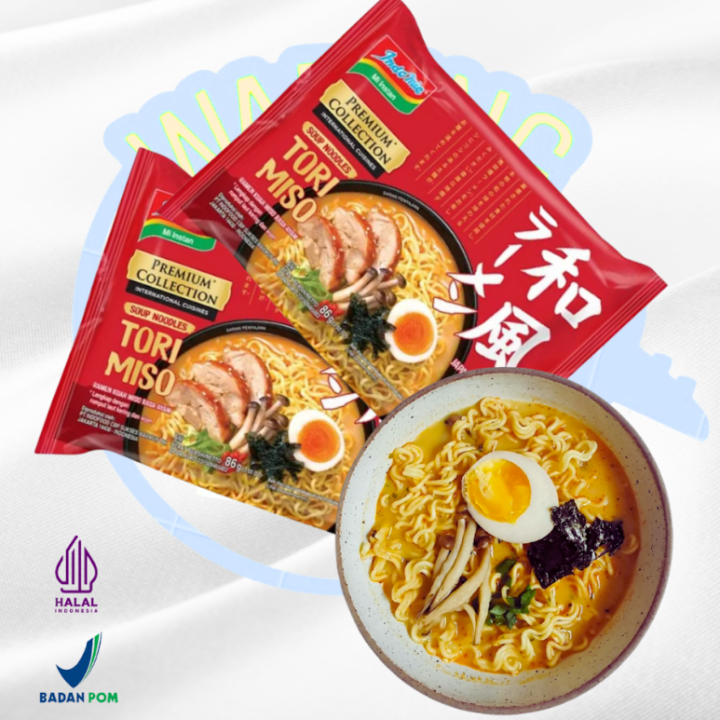 Indomie Premium Tori Miso Ramen 86g Indonesia Indofood Premium Special ...