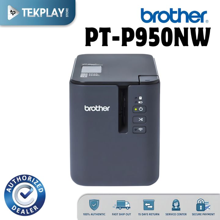 Brother PT-P950NW Industrial Wired and Wireless Network Label Printer ...