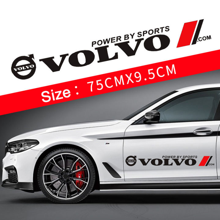 2PCS Car Body Stickers Car Door Side Stickers Car Emblem Decal ...